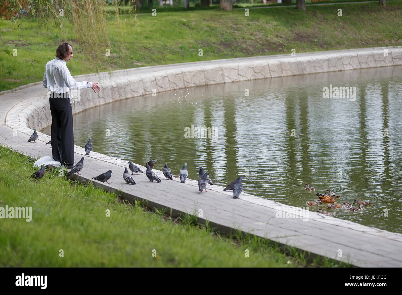 Human made pond hi-res stock photography and images - Alamy