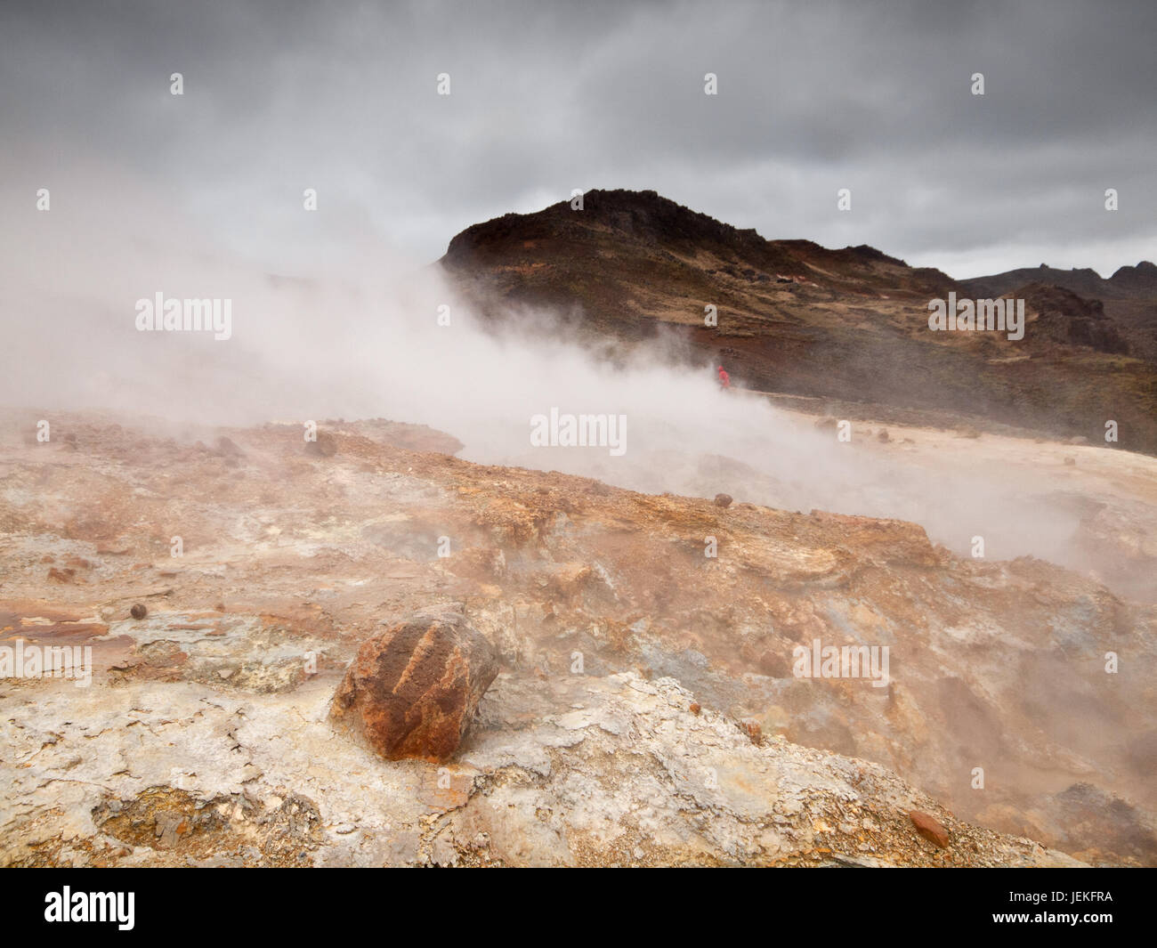 Geothermal landscape, Reykjanes, Iceland Stock Photo - Alamy