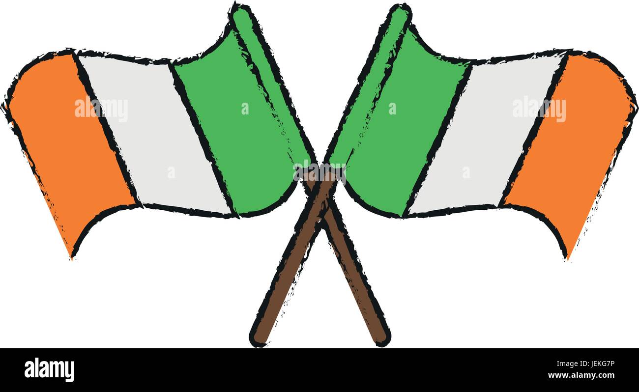 ireland flag icon image Stock Vector Image & Art - Alamy