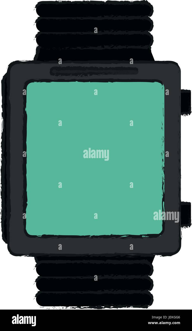 Digital clock blank Stock Vector Images - Alamy