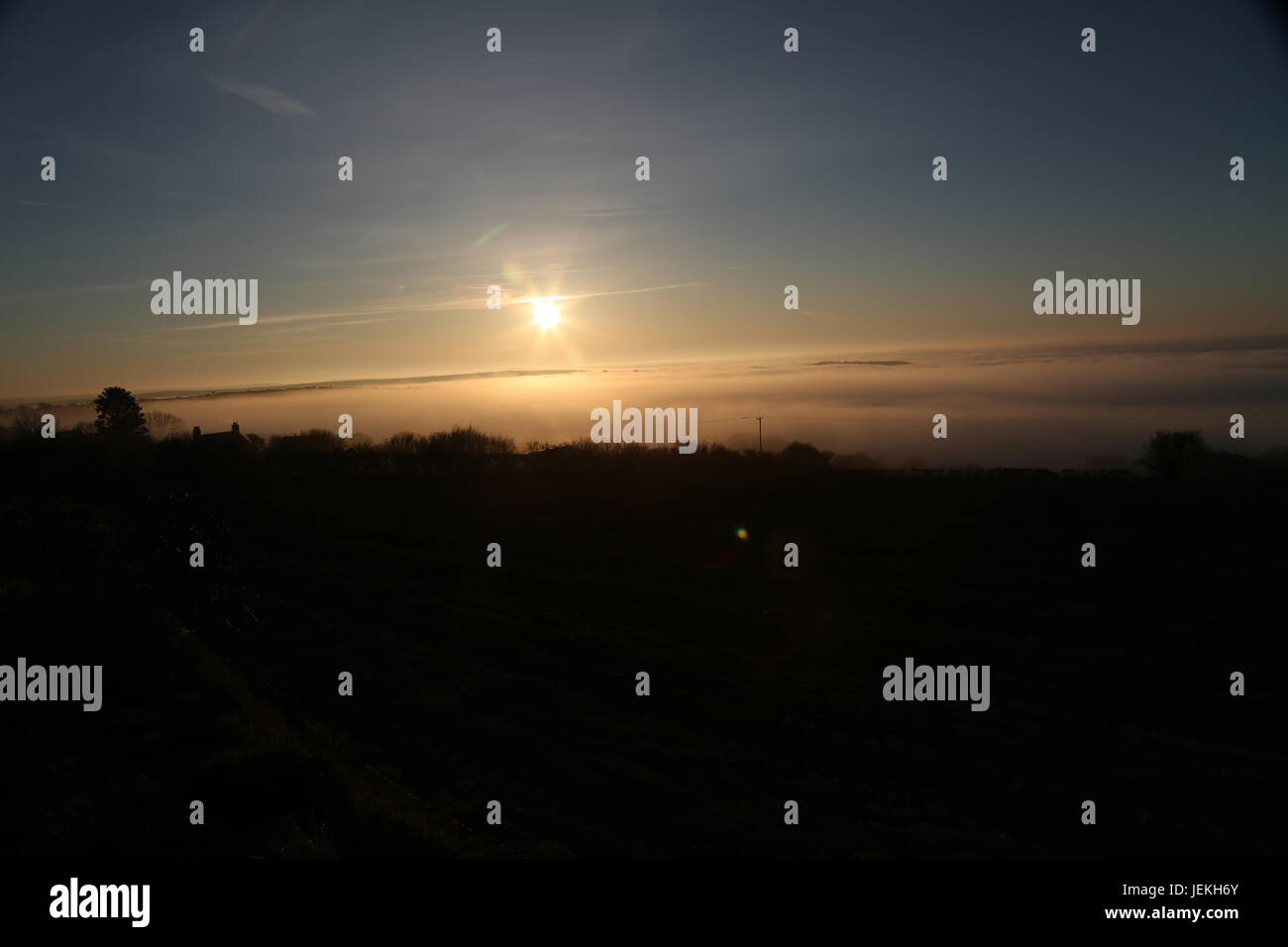 Inverted sunset hi-res stock photography and images - Alamy