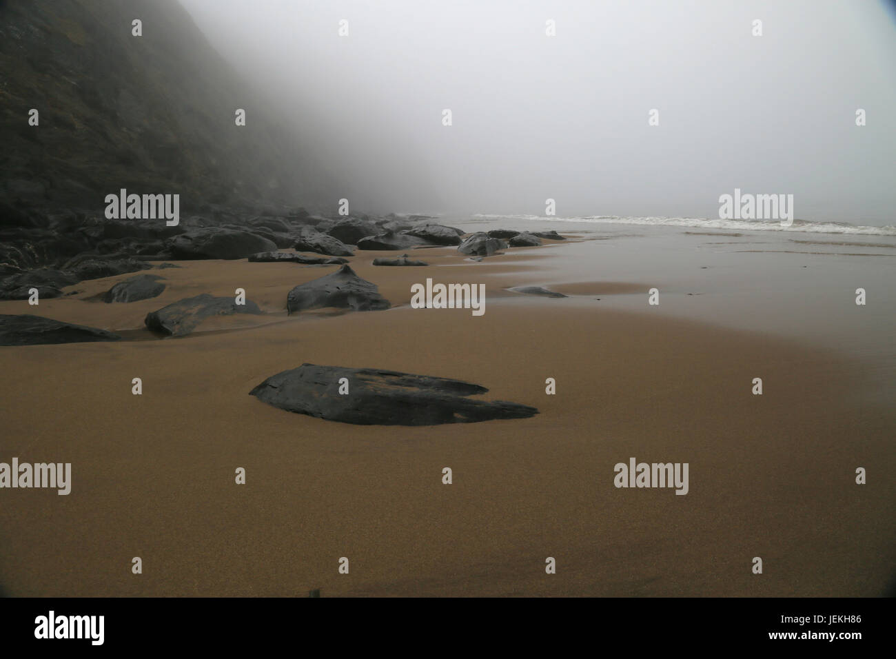 Inverted Cloud, Cardigan Bay, Wales Stock Photo - Alamy