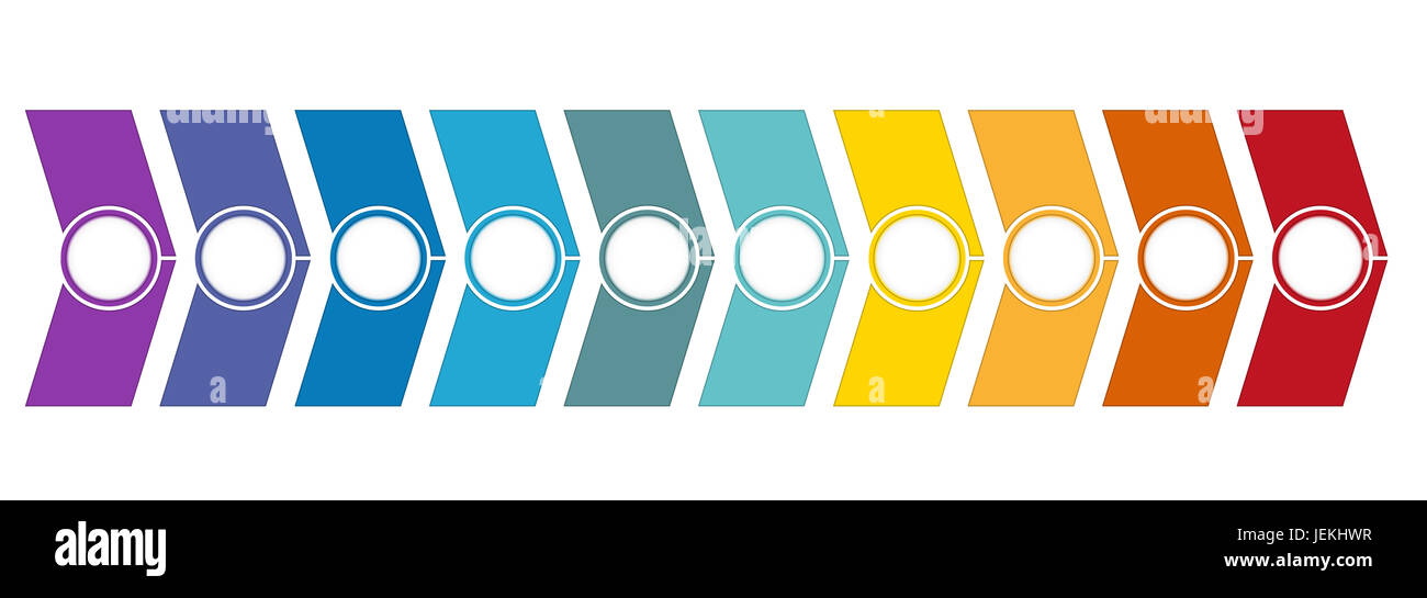 Template timeline infographic from colour hi-res stock photography and ...