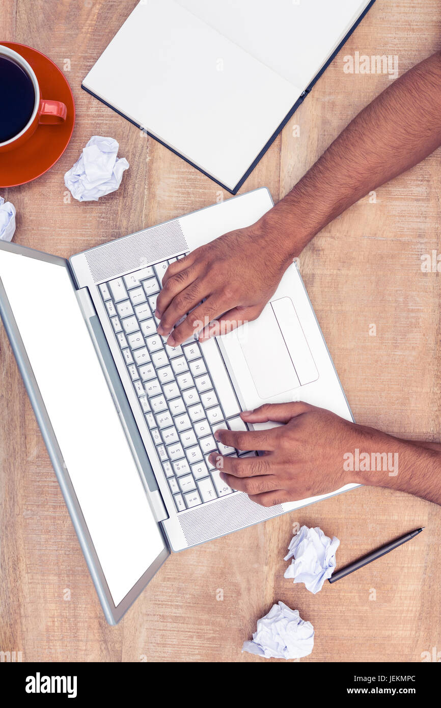 Overhead desk stressed hi-res stock photography and images - Alamy