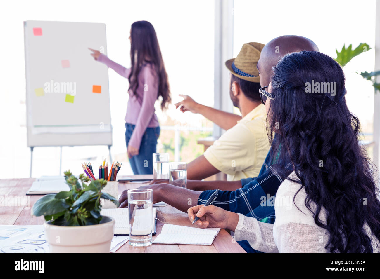 Business team at presentation Stock Photo - Alamy