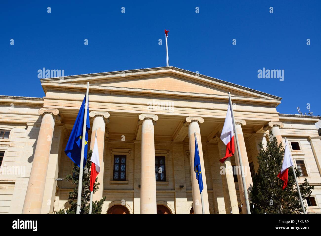 View of the Law Court building along Republic Street aka Triq Ir ...