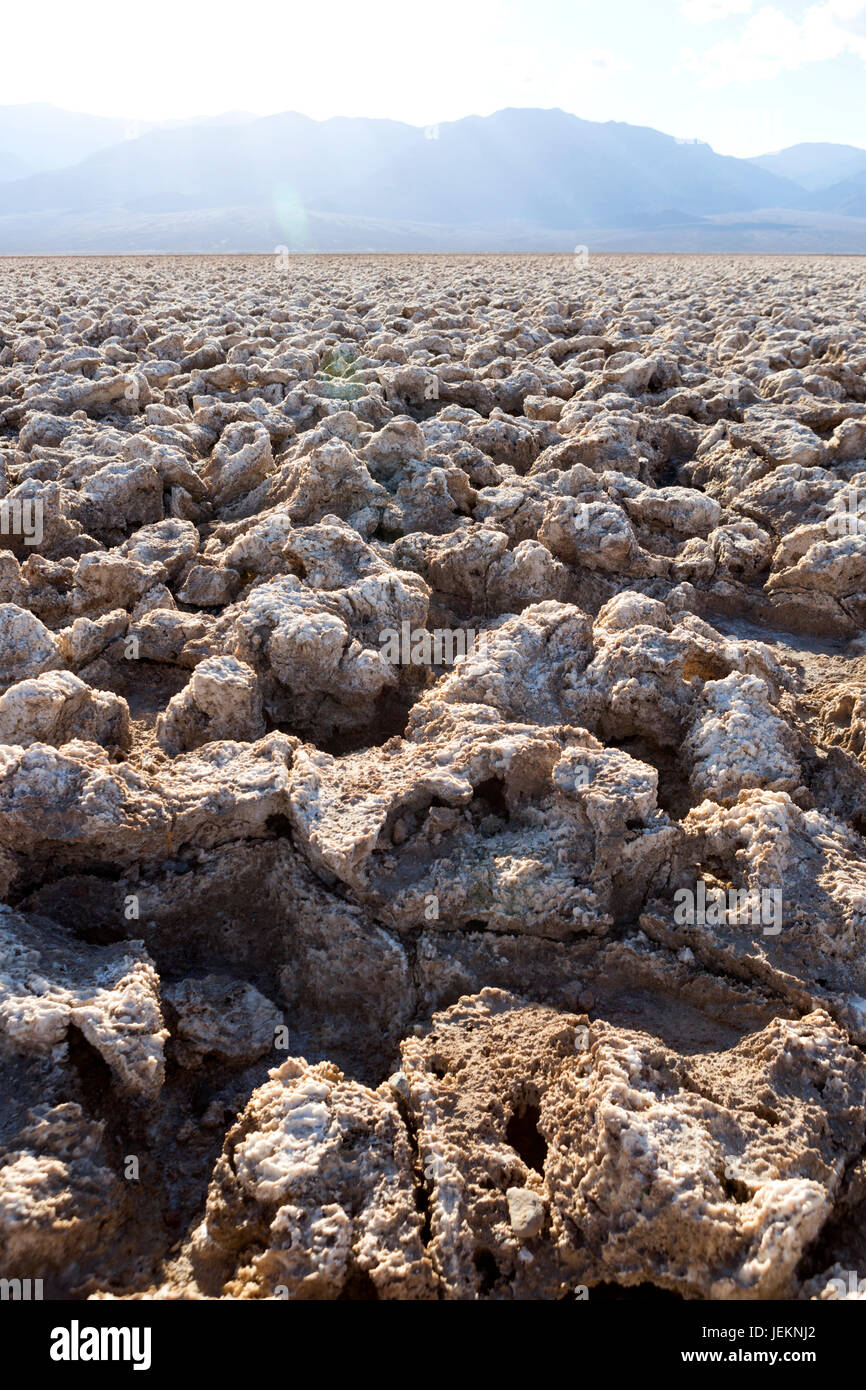 Death Valley National Park : Devils Golf course Stock Photo - Alamy