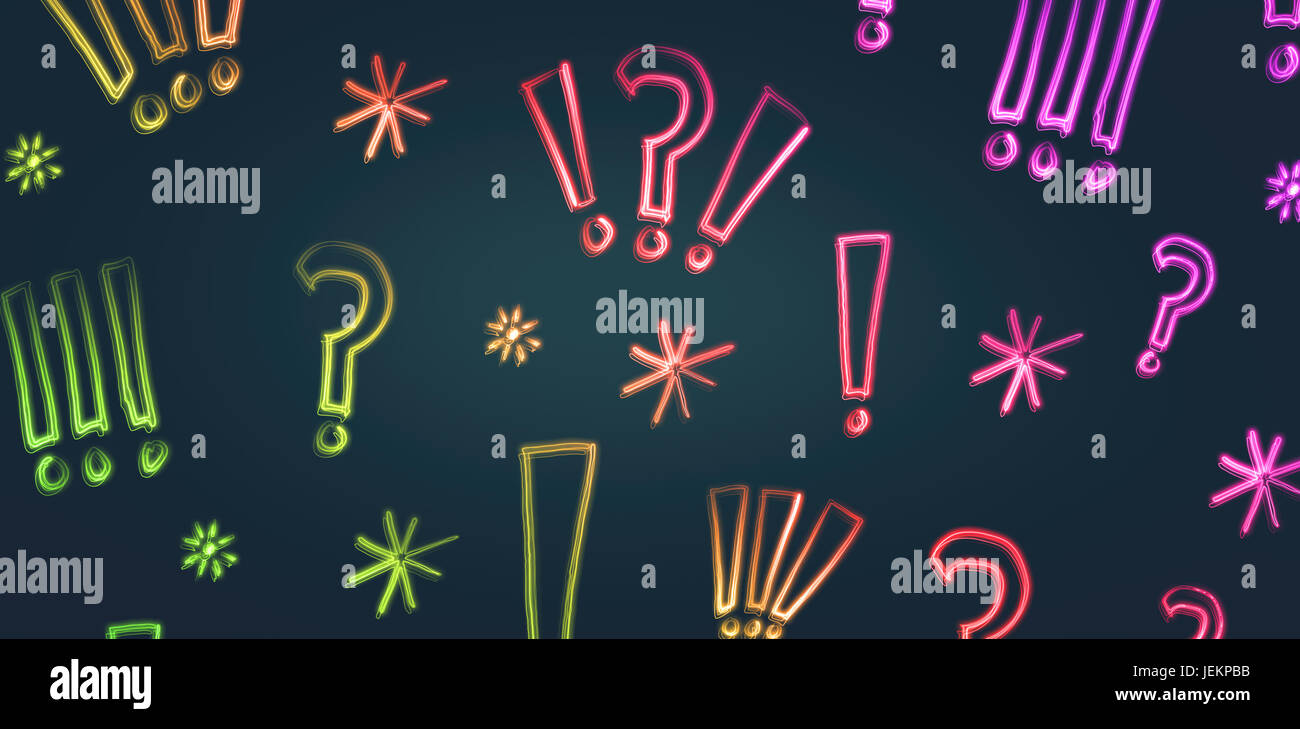 Composite image of doodles Stock Photo - Alamy