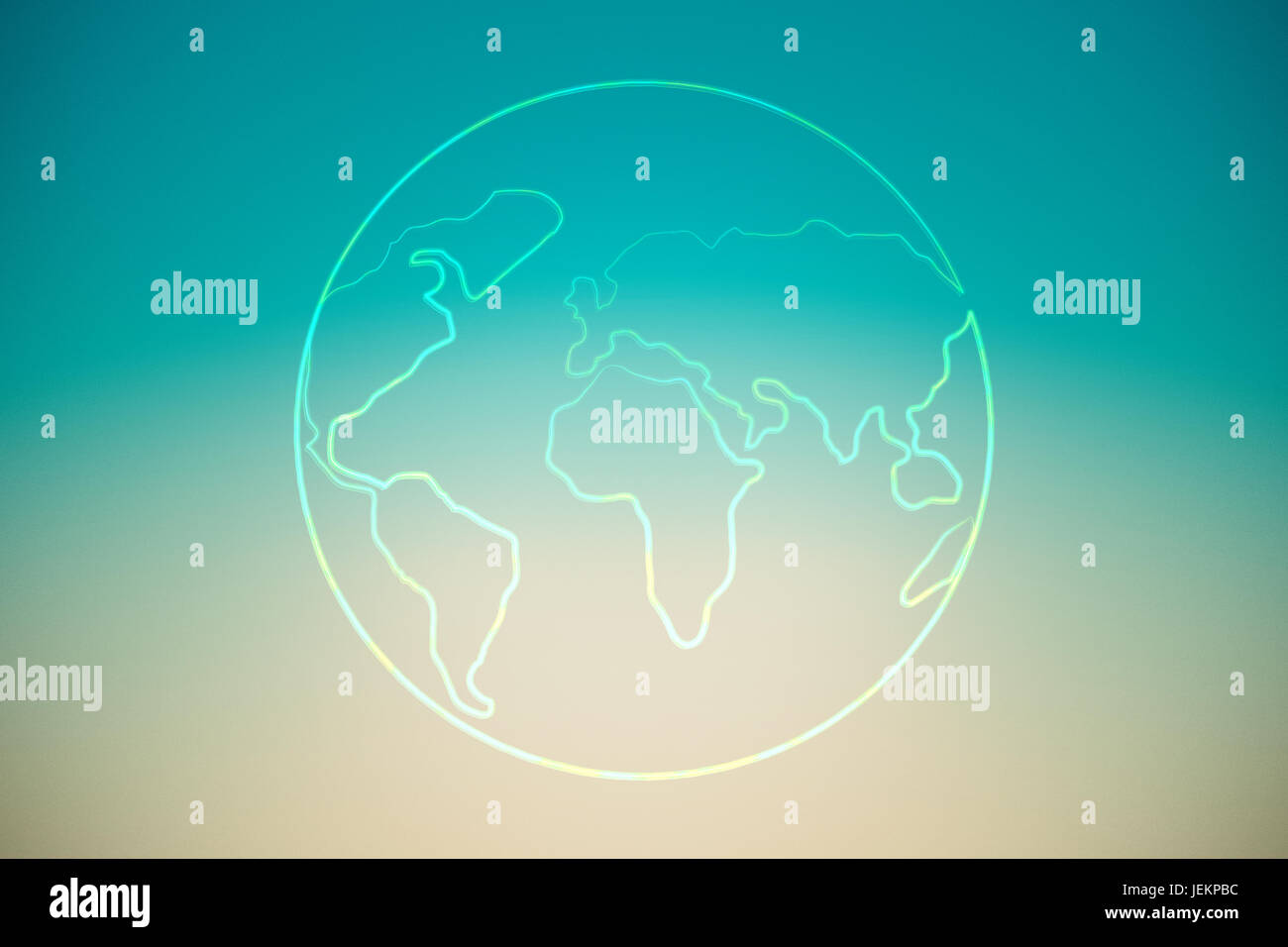 Composite image of globe shape Stock Photo - Alamy