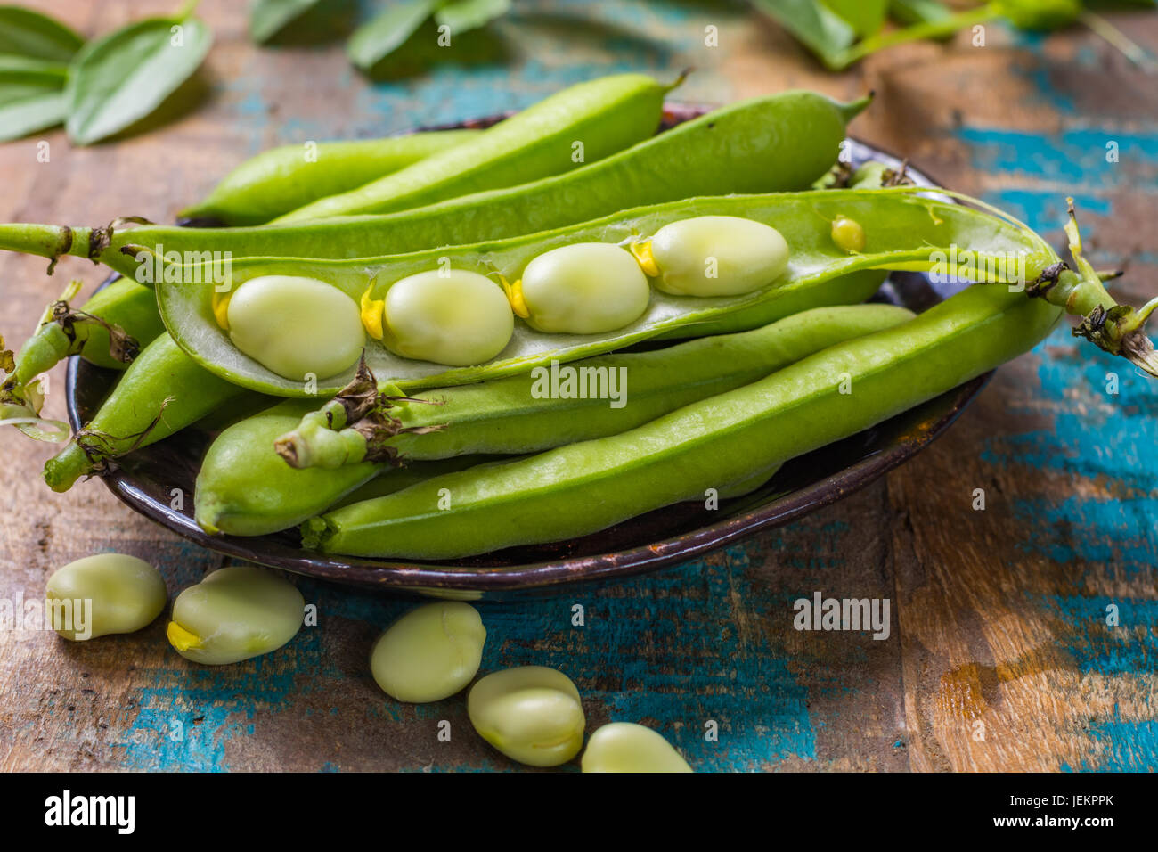 Healthy fresh legumes, new harvest on broad lima white big beans Stock Photo - Alamy