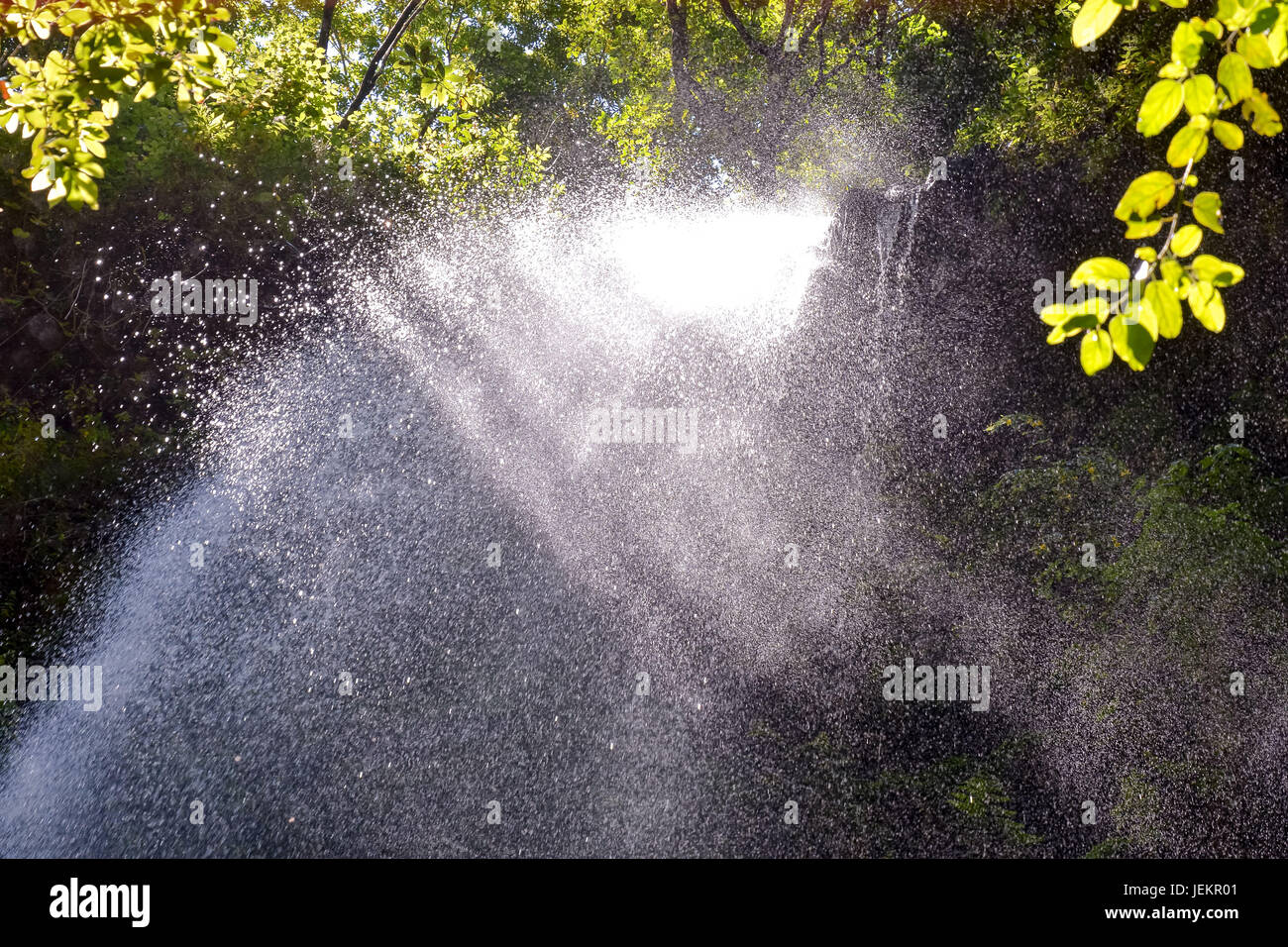 Water Splash Waterfall Stock Photo - Alamy