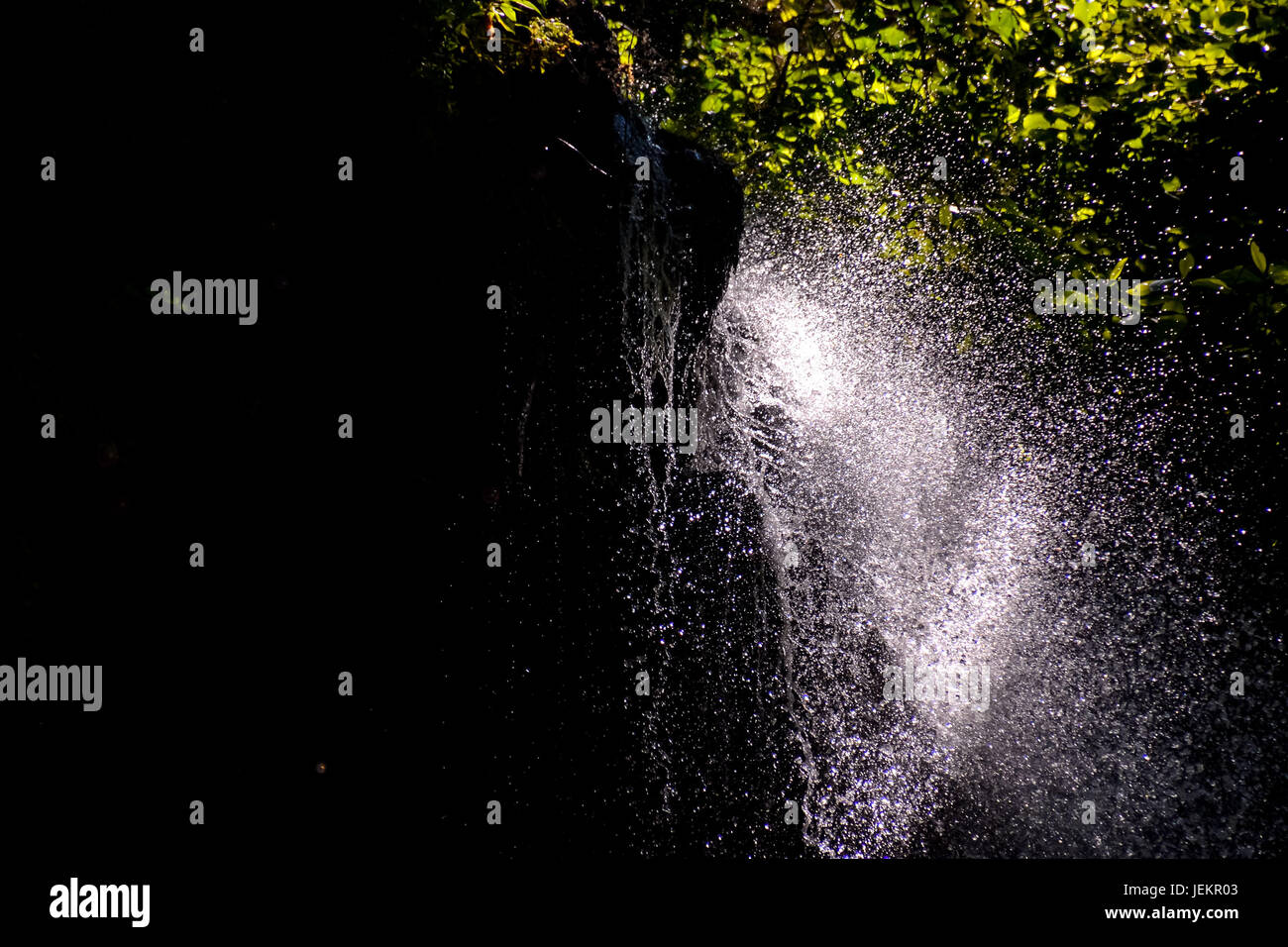 Water Splash Waterfall Stock Photo - Alamy