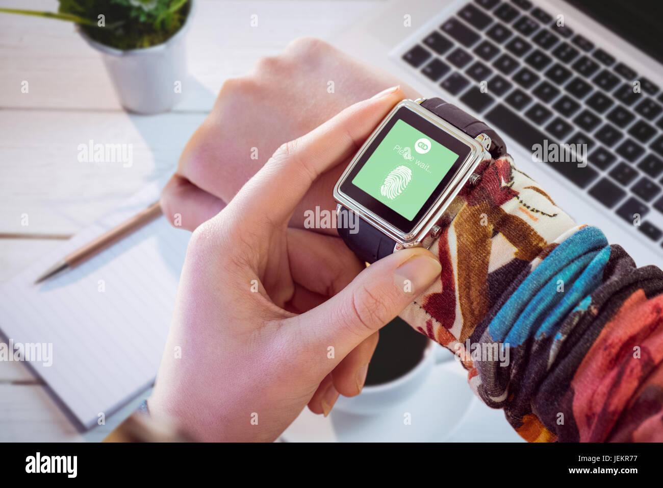 Hand using smart watch hi-res stock photography and images - Alamy