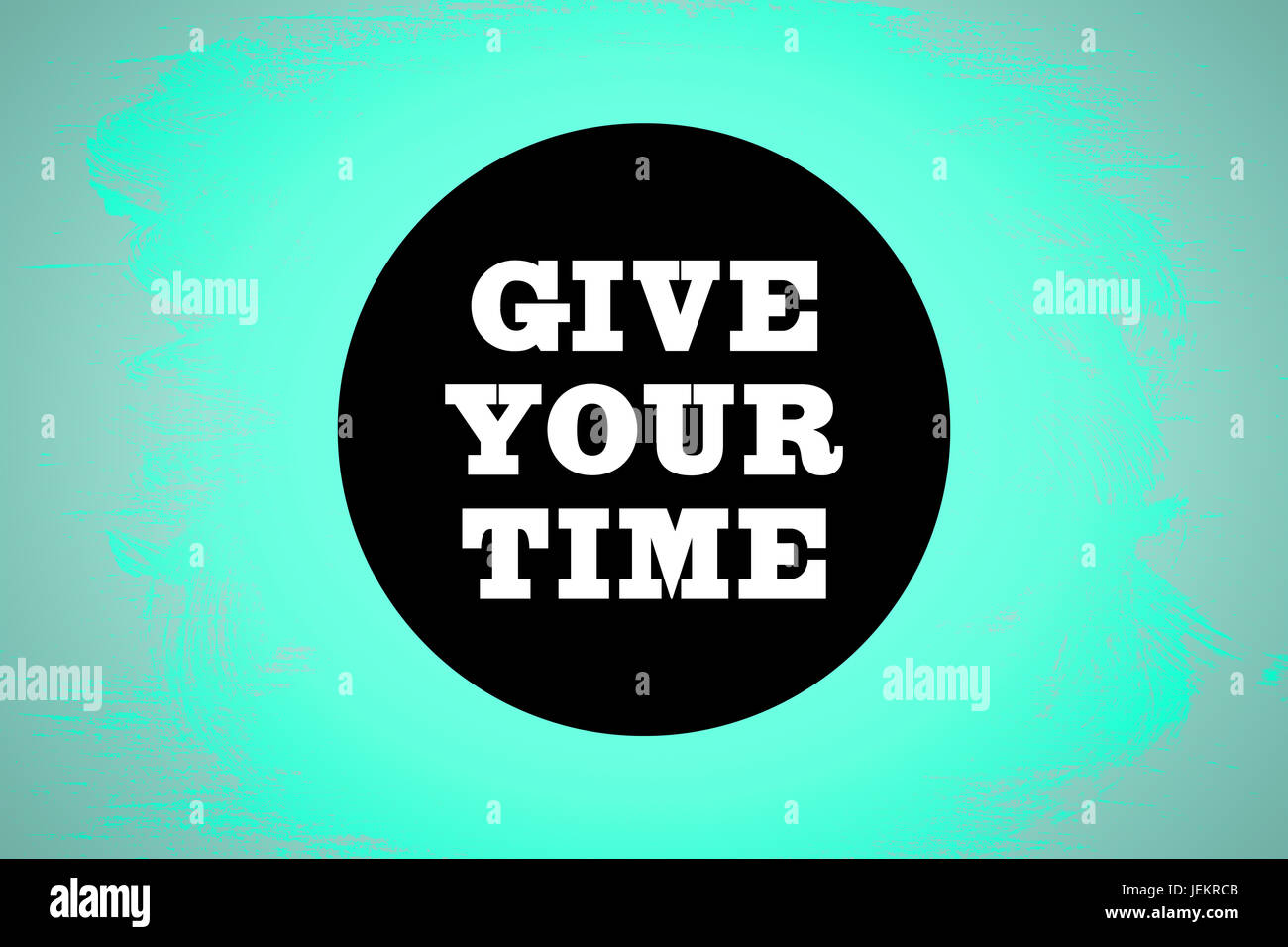 Composite image of give your time Stock Photo - Alamy