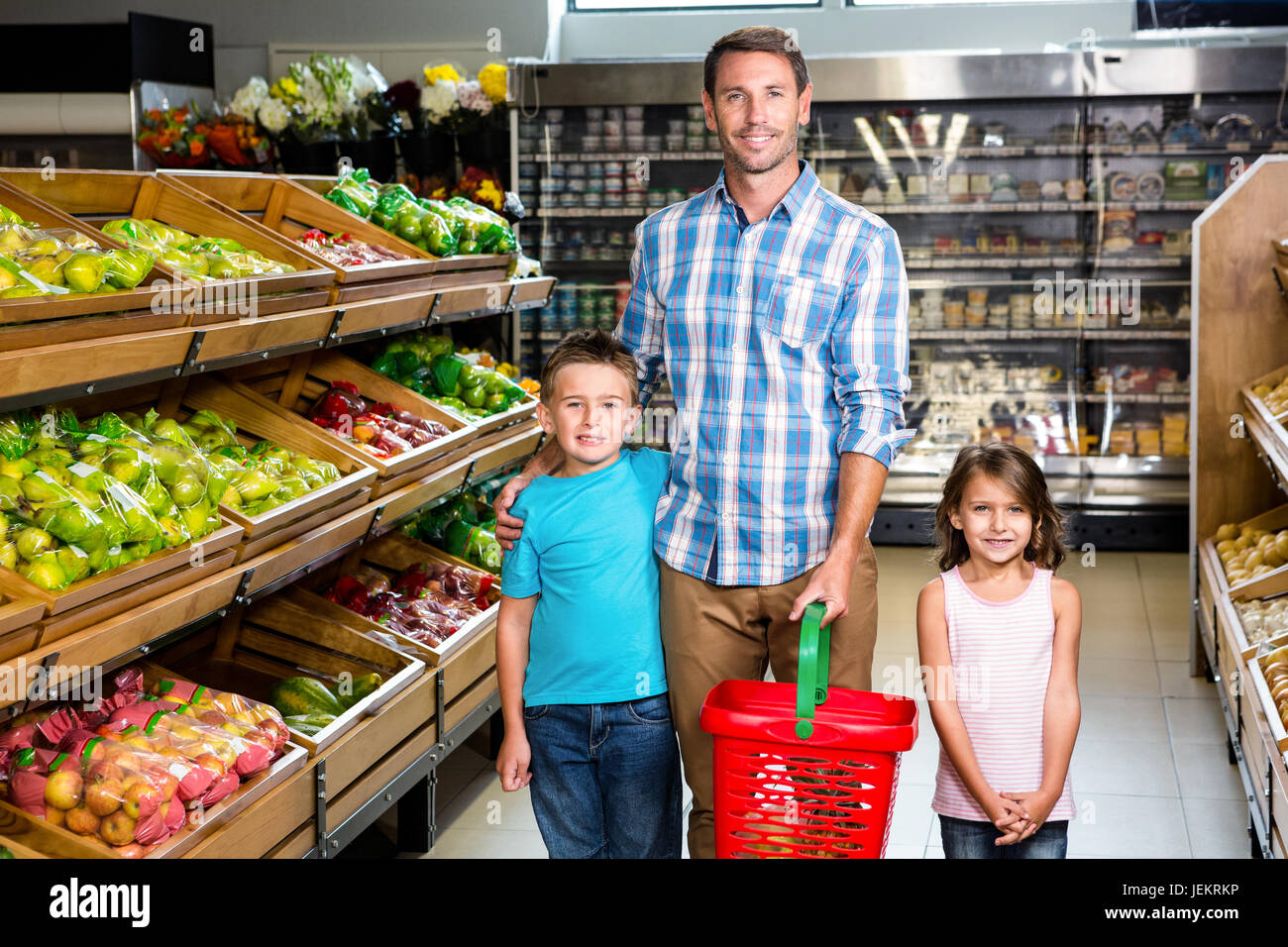Portrait of smiling family Stock Photo - Alamy