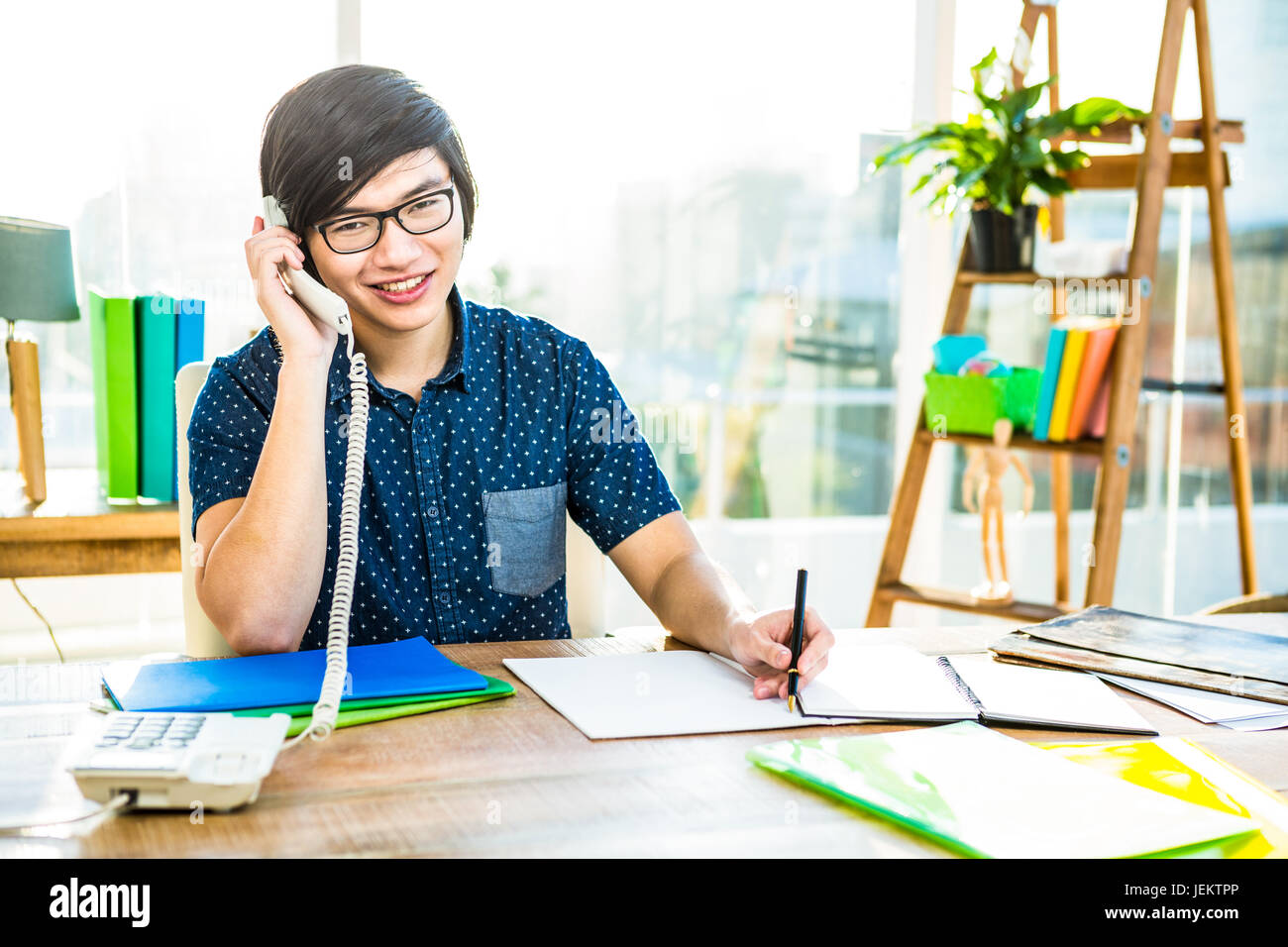 Portrait focused man writing hi-res stock photography and images - Alamy
