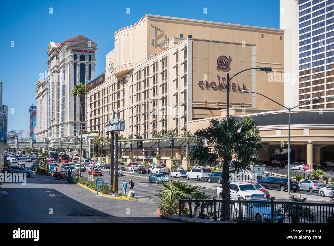 Cromwell Hotel on Las Vegas Strip Stock Photo - Alamy