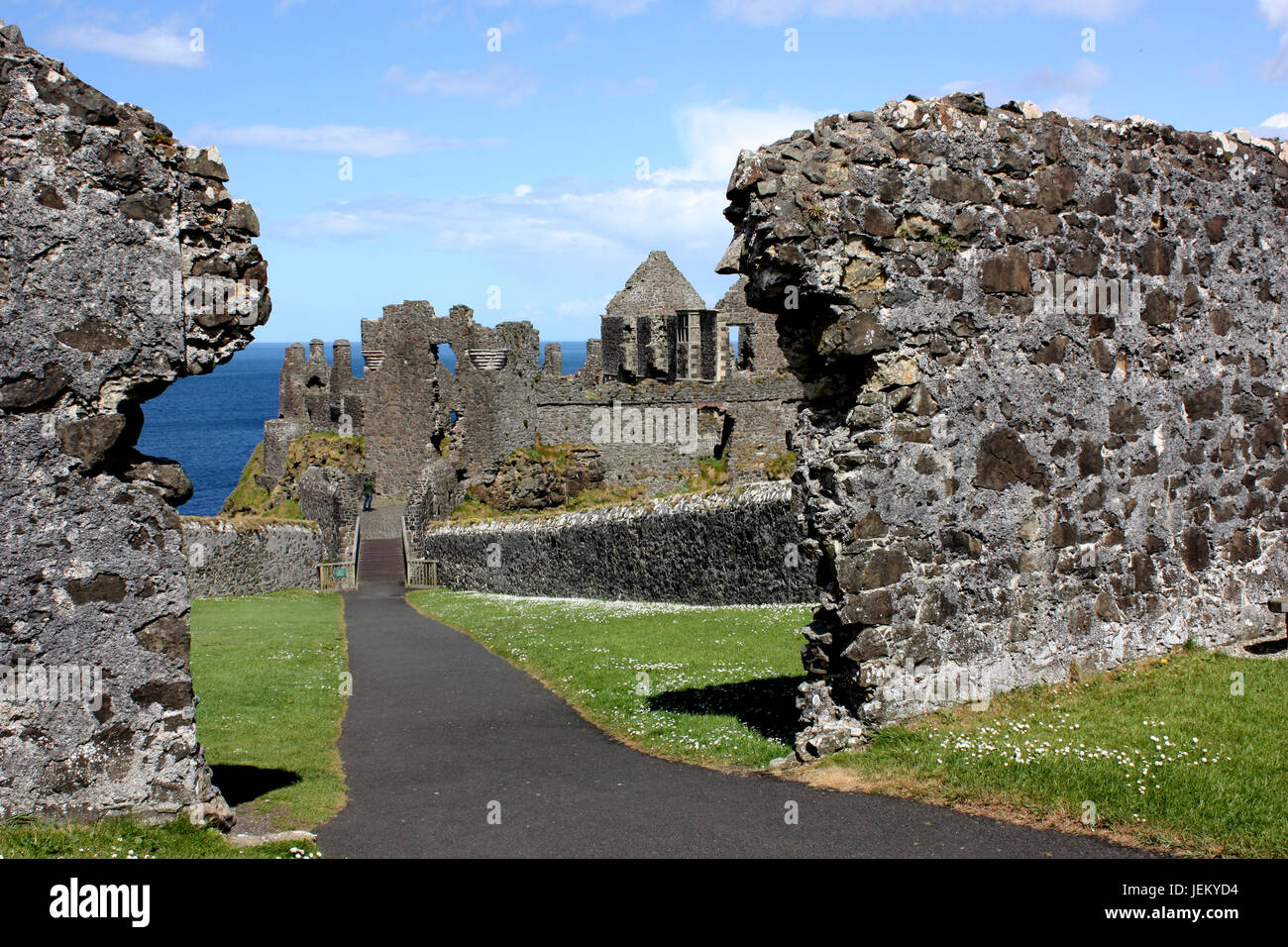 Dunluce Castle, Antrim, Ulster Stock Photo - Alamy