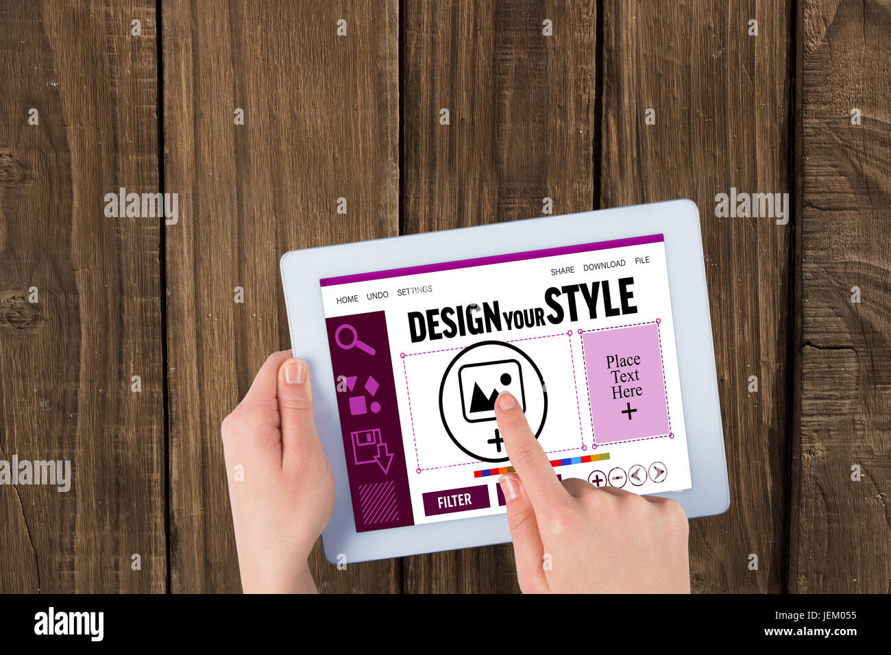 Designer interface hi-res stock photography and images - Alamy