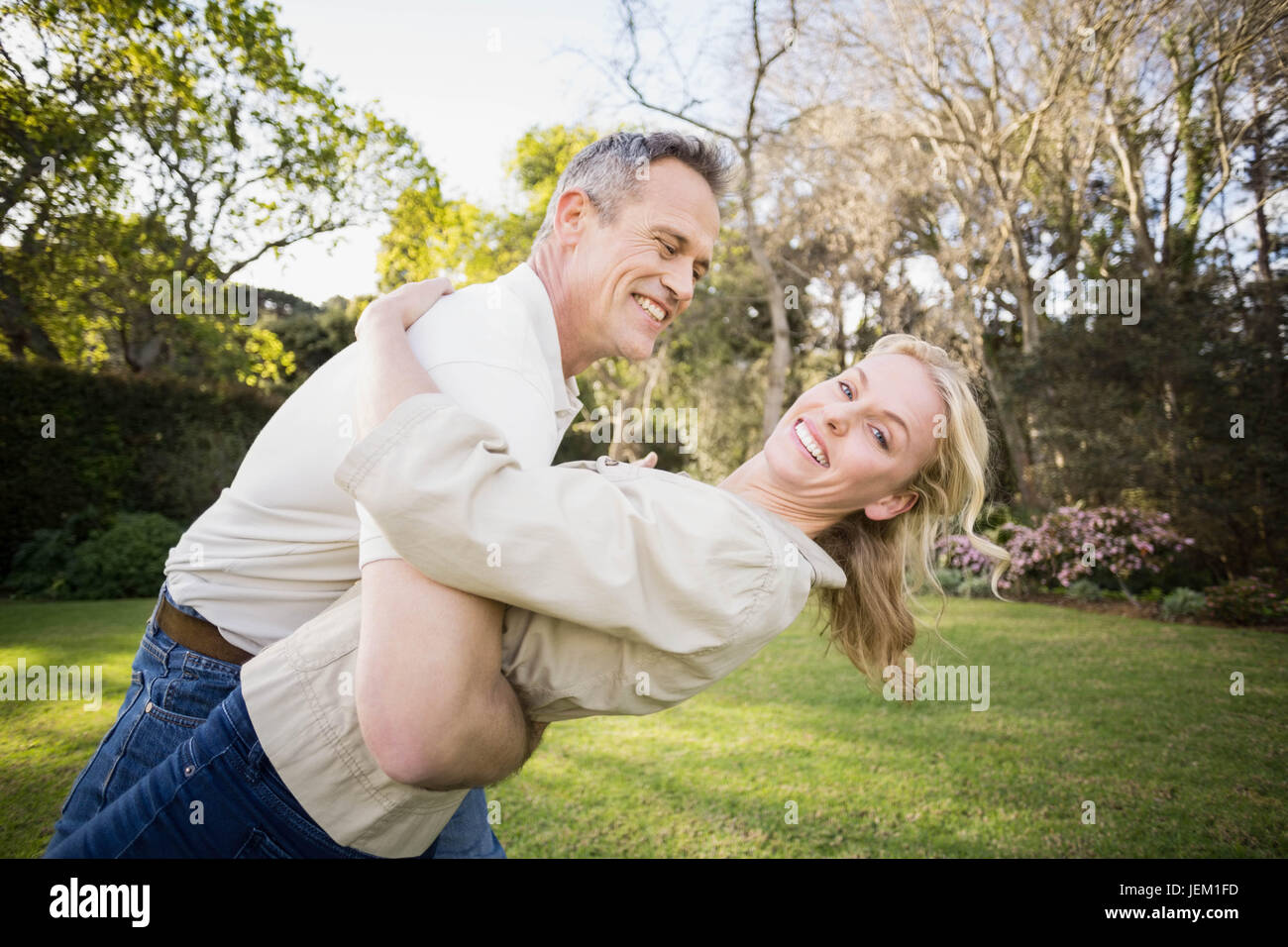 Cute couple dancing Stock Photo - Alamy
