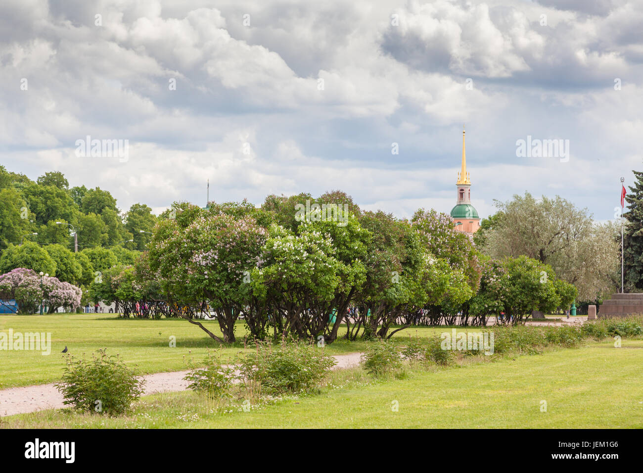 The Field of Mars in St. Petersburg Stock Photo - Alamy