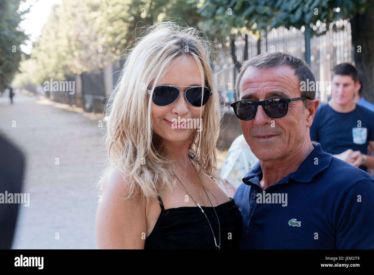 Paris, France. 23th June, 2017. Actress Valerie Steffen and Mario Peres ...