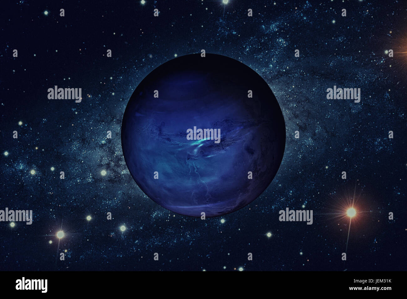 Solar System - Neptune. It is the eighth and farthest planet from the ...