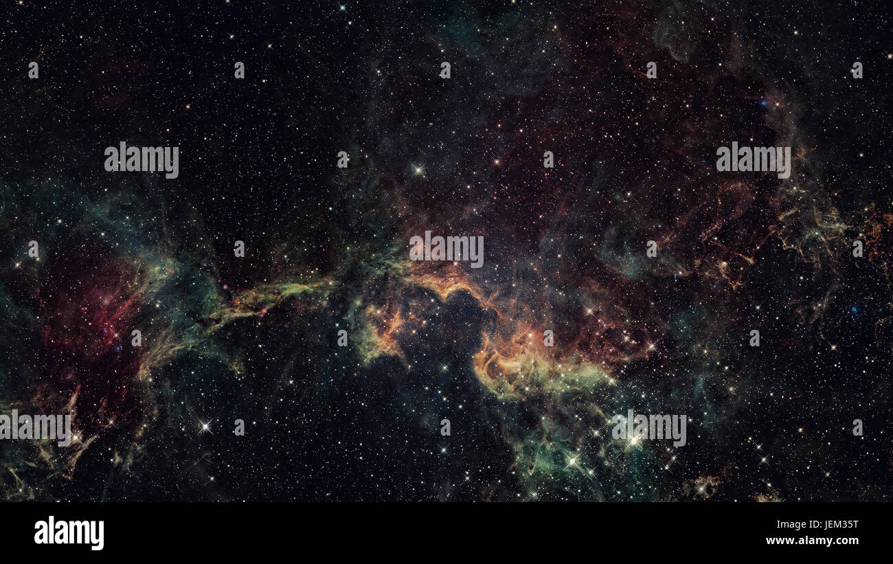 Remnant of the supernova explosion. Elements of this image furnished by ...