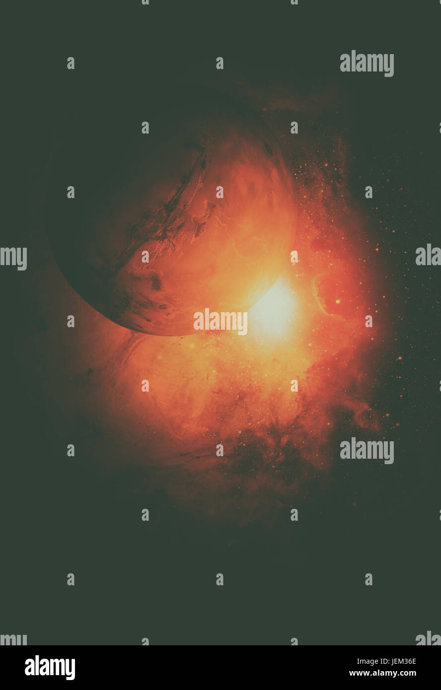 Solar System - Mars. It is the fourth planet from the Sun. Mars is a ...