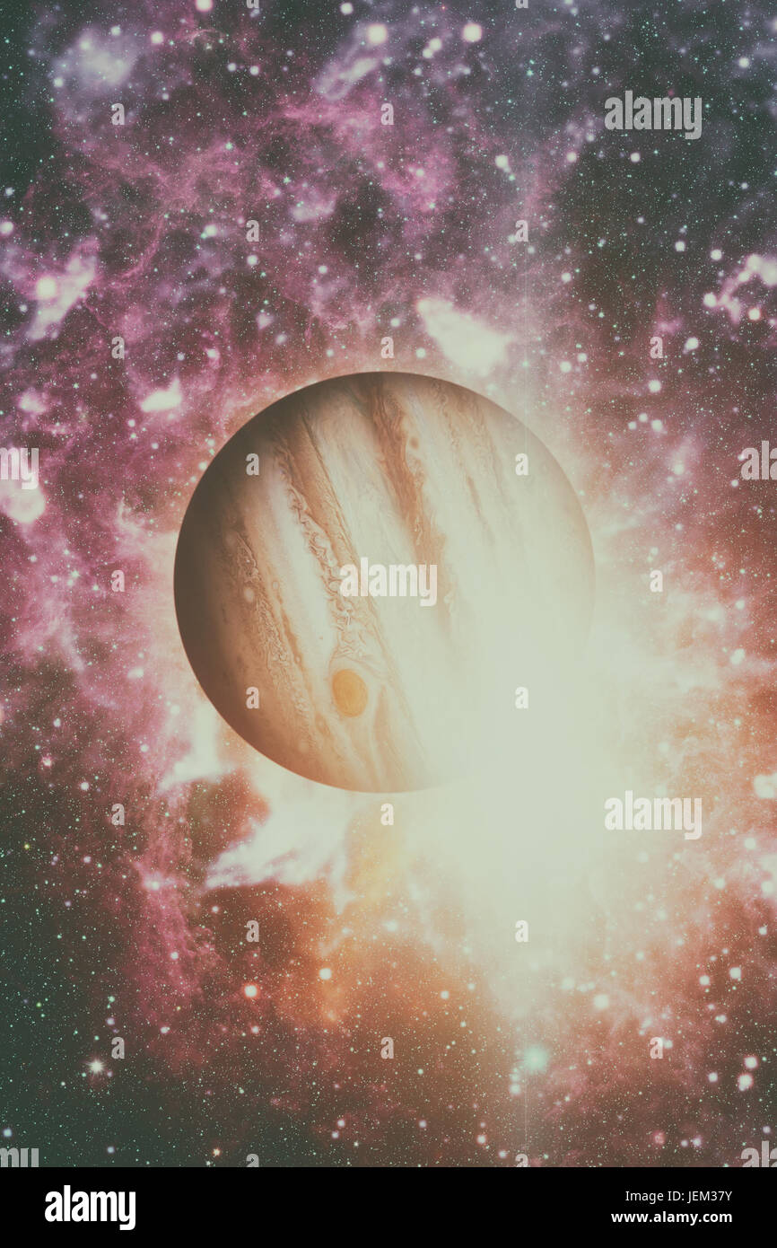 Solar System - Jupiter. It is the fifth planet from the Sun and the ...