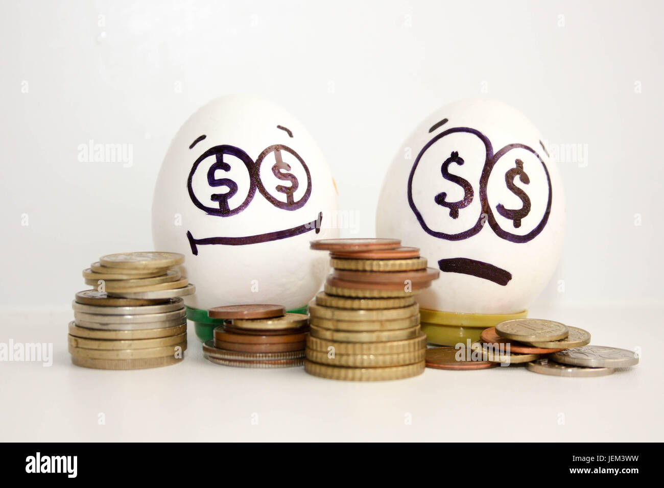 Money Happy Face Sad Face High Resolution Stock Photography and Images ...
