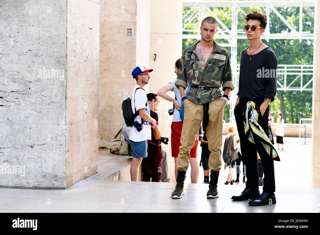 At Rick Owens, Paris Fashion Week Men 2017-2018, Palais de Tokyo, Paris ...
