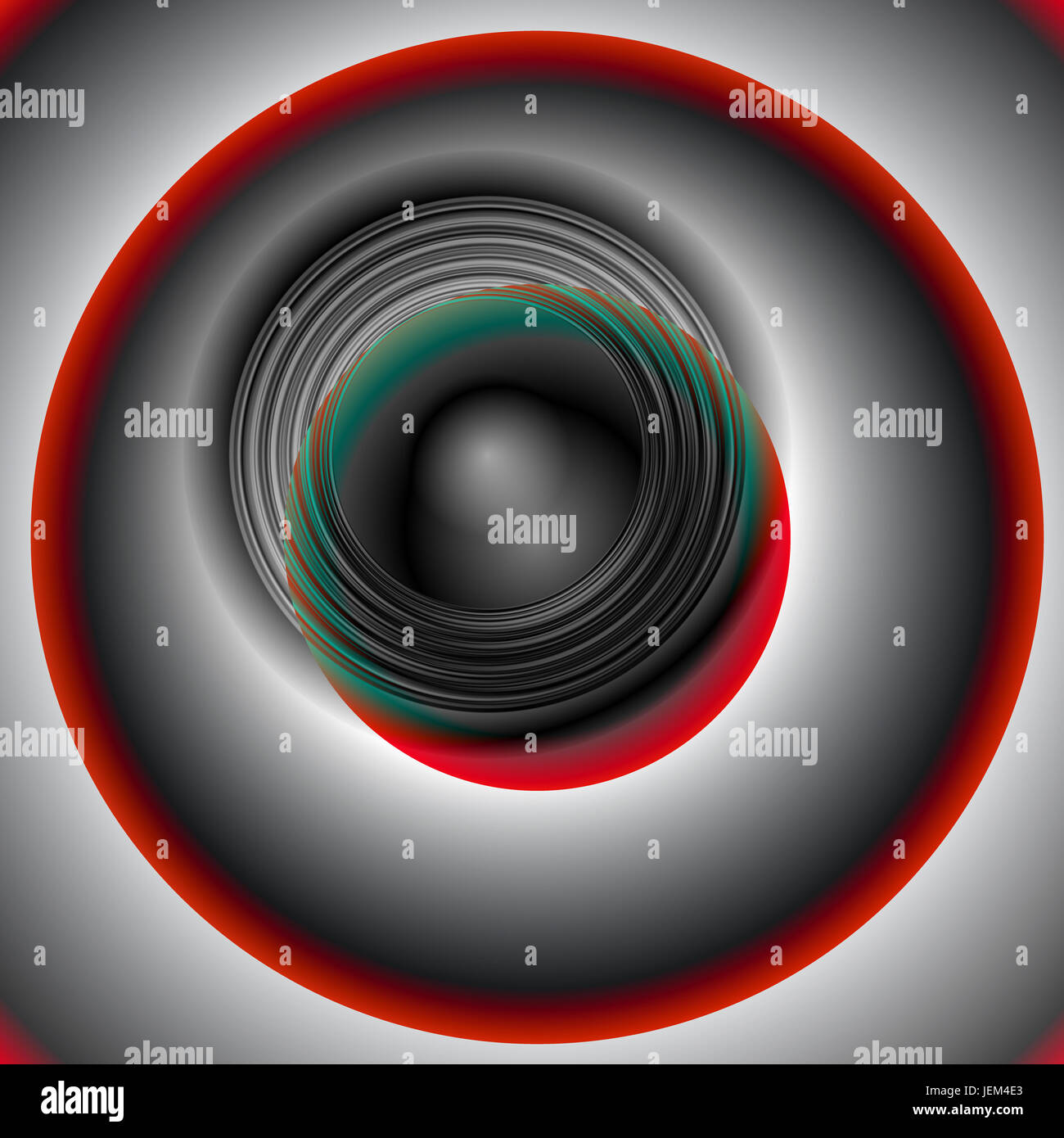 Digital art, abstract three-dimensional objects with soft lighting ...