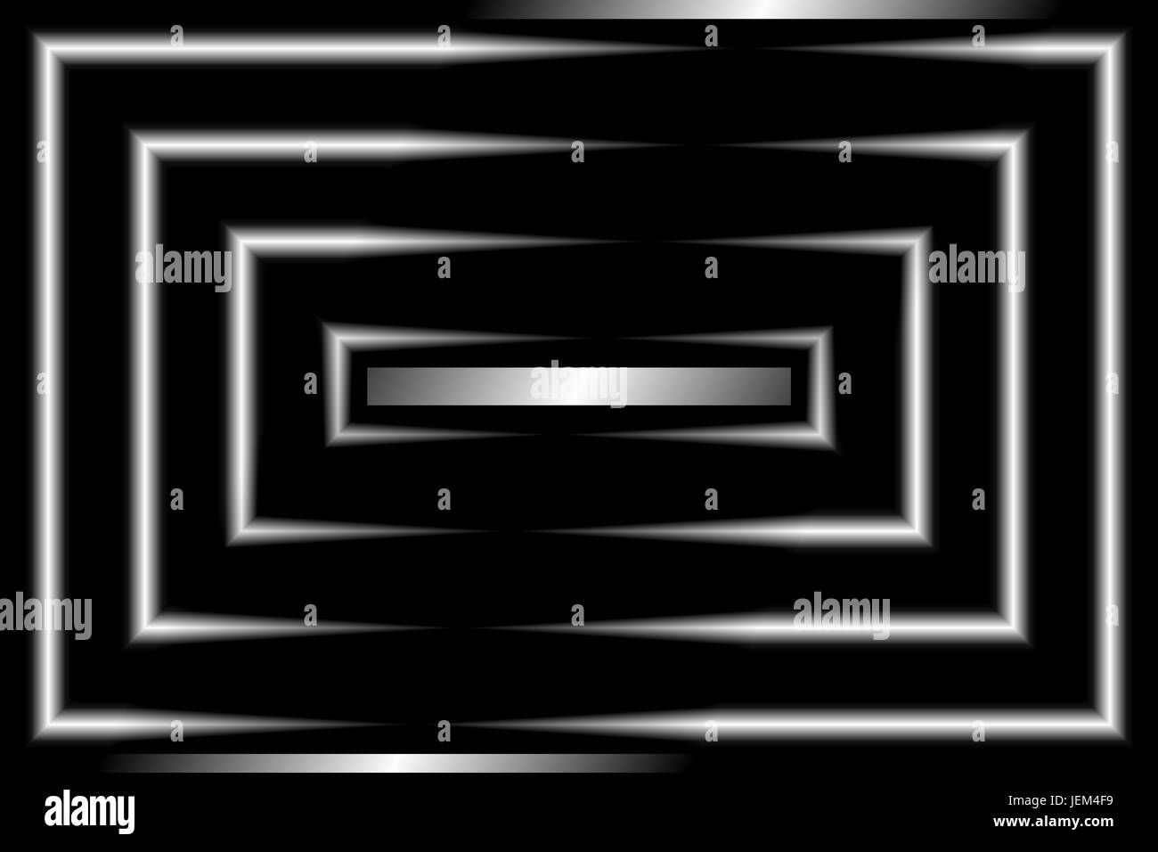 Digital Art Abstract Three Dimensional Objects With Soft Lighting