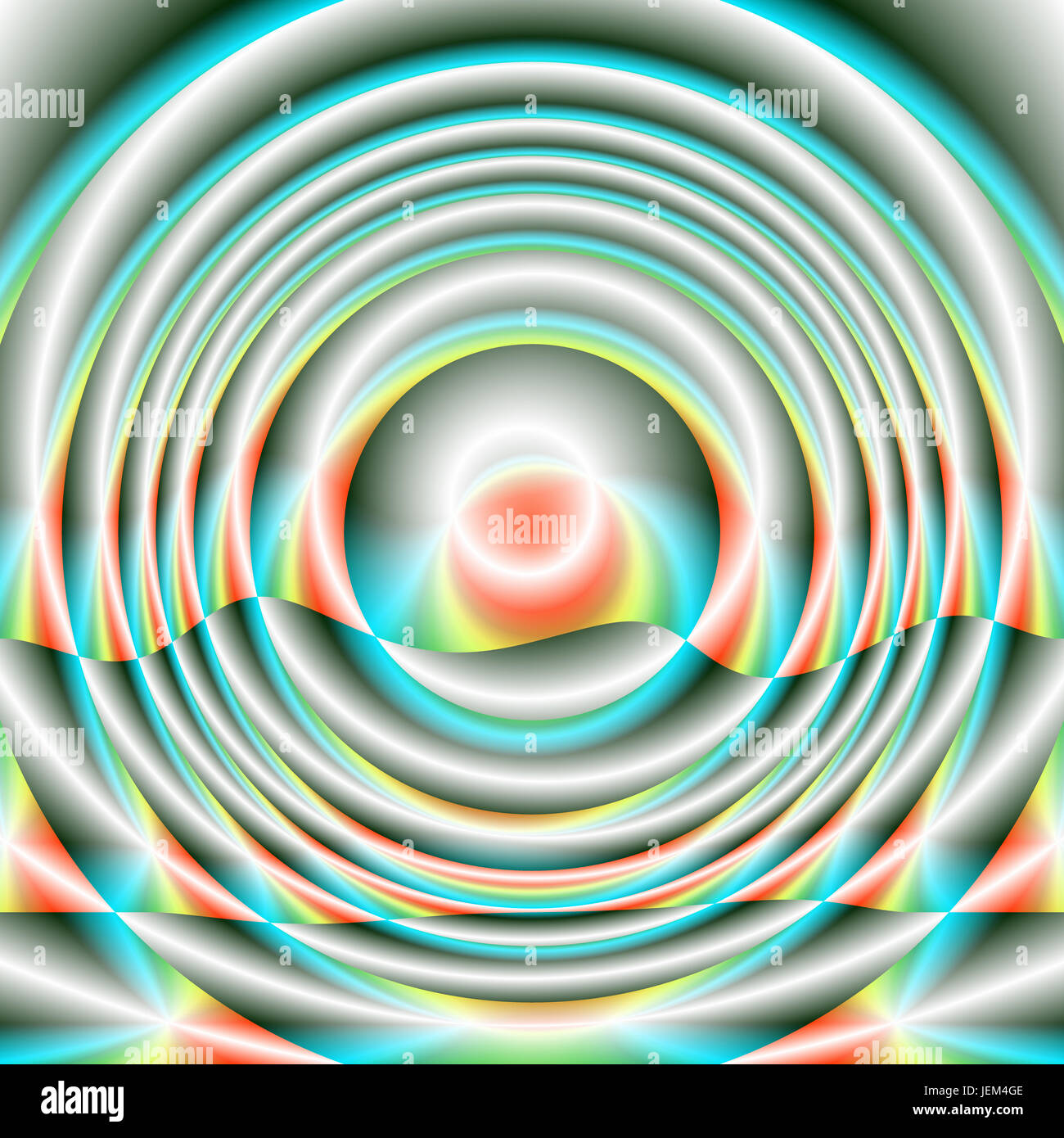 Digital art, abstract three-dimensional objects with soft lighting ...