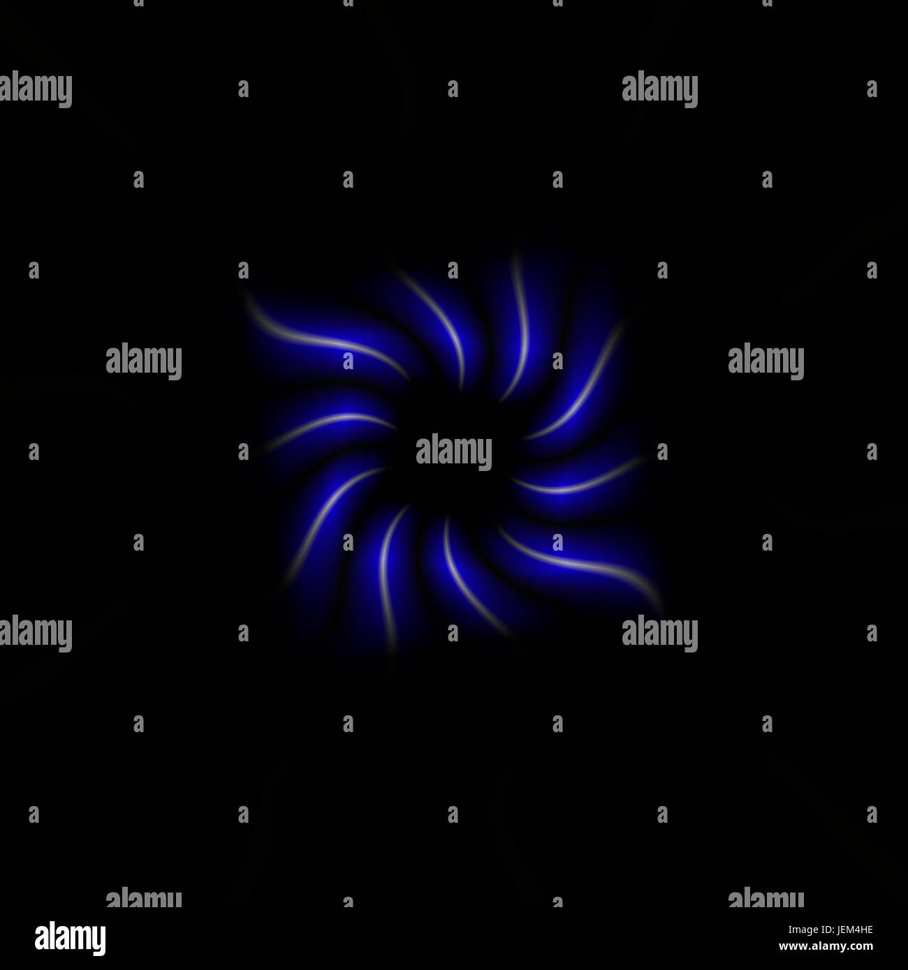 Digital Art Abstract Three Dimensional Objects With Soft Lighting