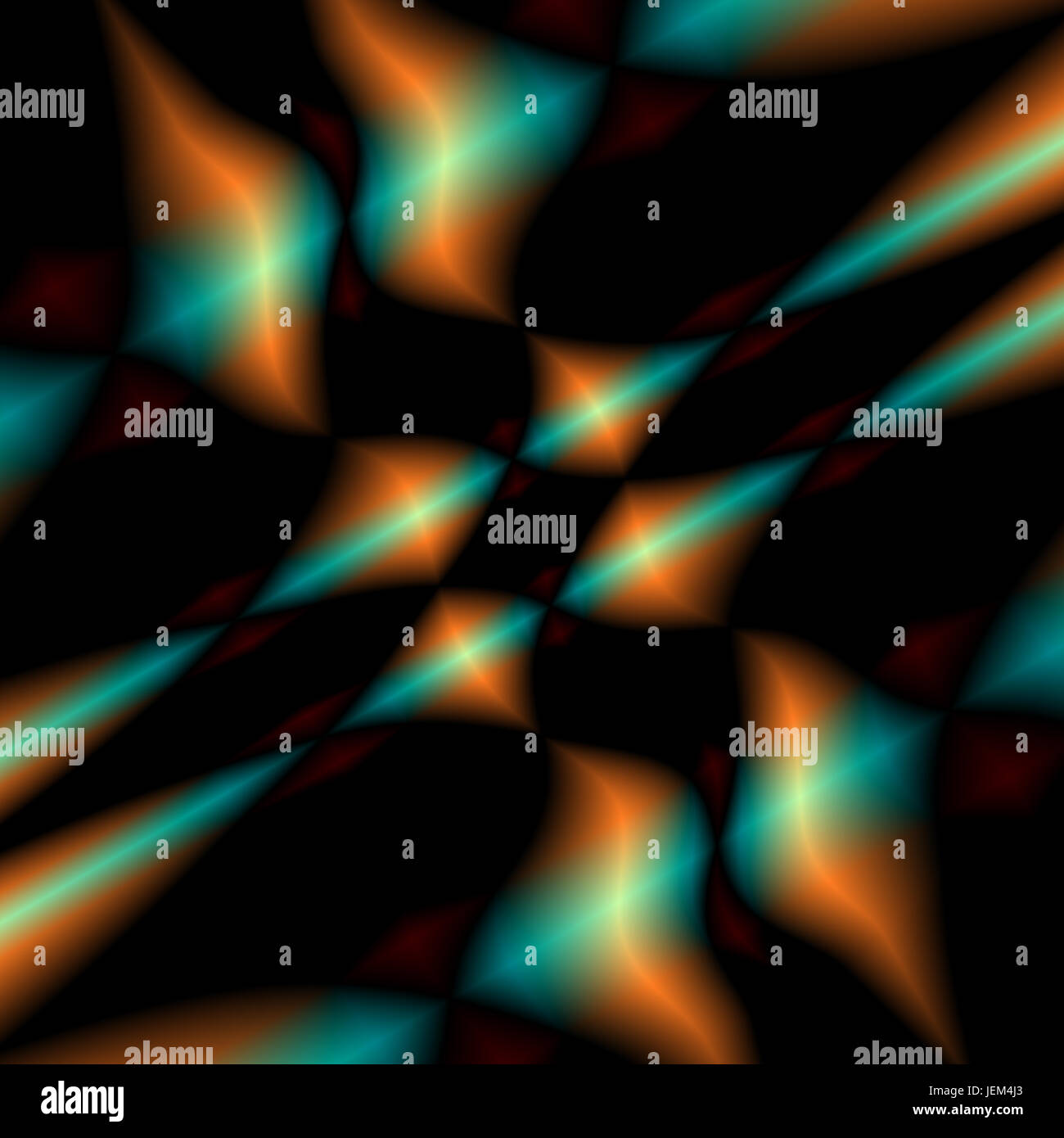 Digital art, abstract three-dimensional objects with soft lighting ...