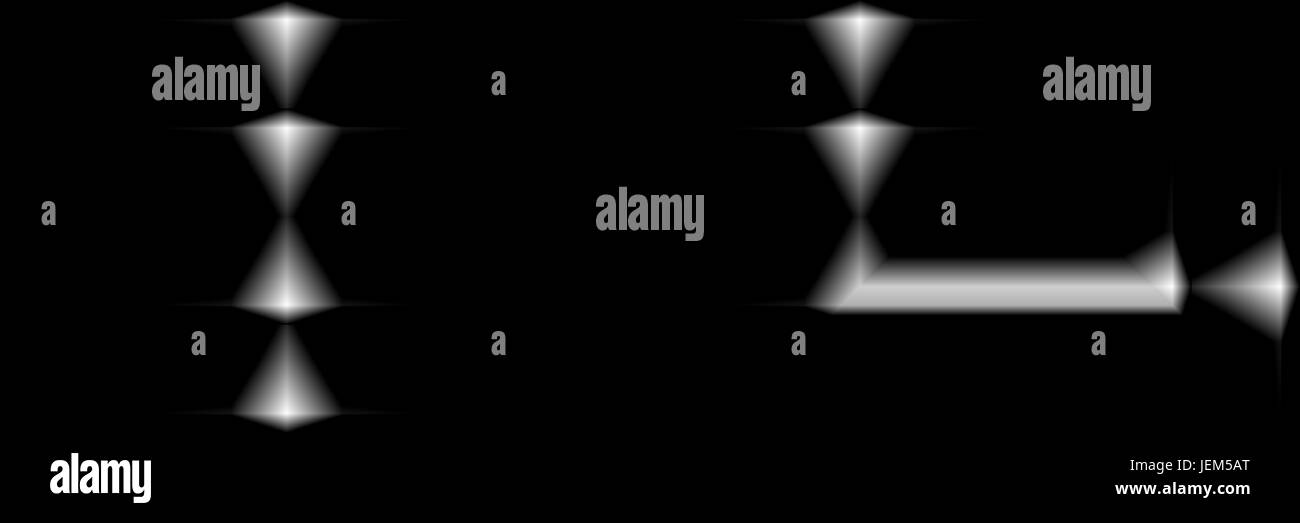 Digital art, abstract three-dimensional objects with soft lighting ...