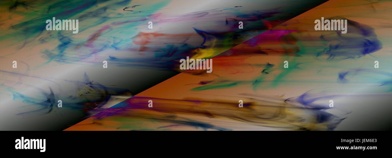 Digital art, abstract three-dimensional objects with soft lighting ...