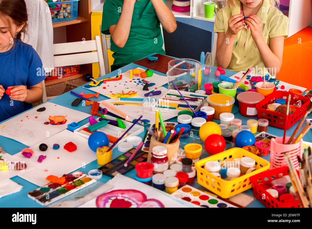 Plasticine girl picture hi-res stock photography and images - Alamy