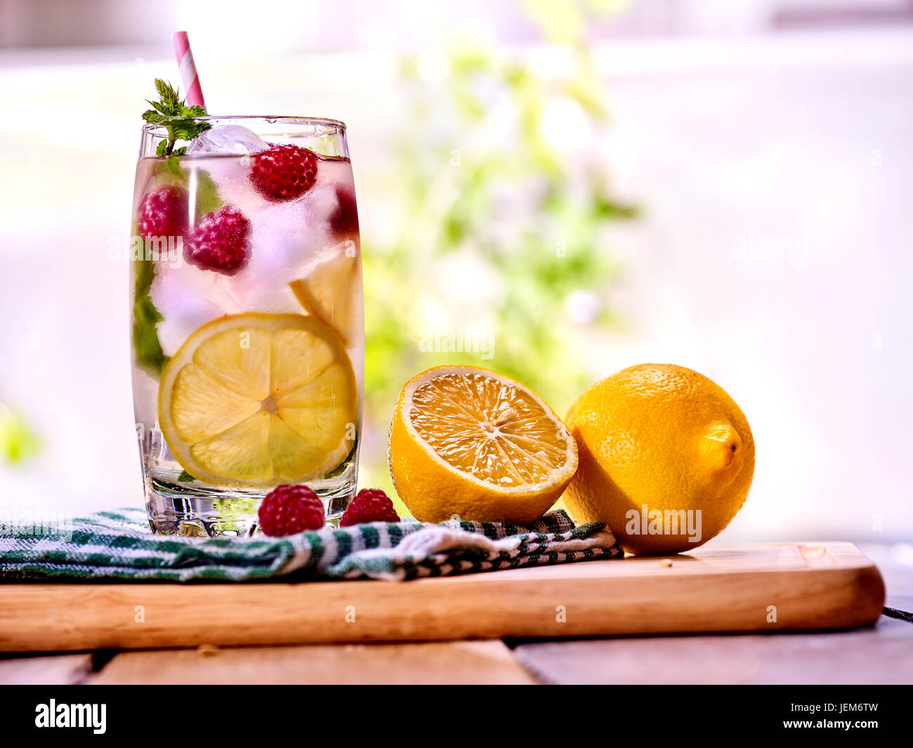 Raspberries non alcoholic lemonade hi-res stock photography and images ...