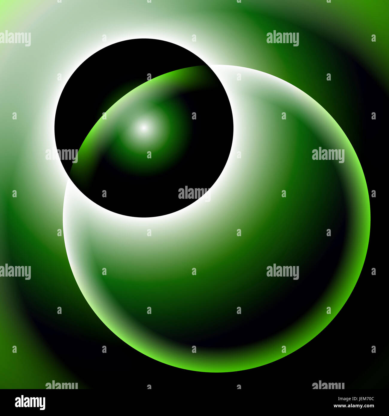 Digital art, abstract three-dimensional objects with soft lighting ...