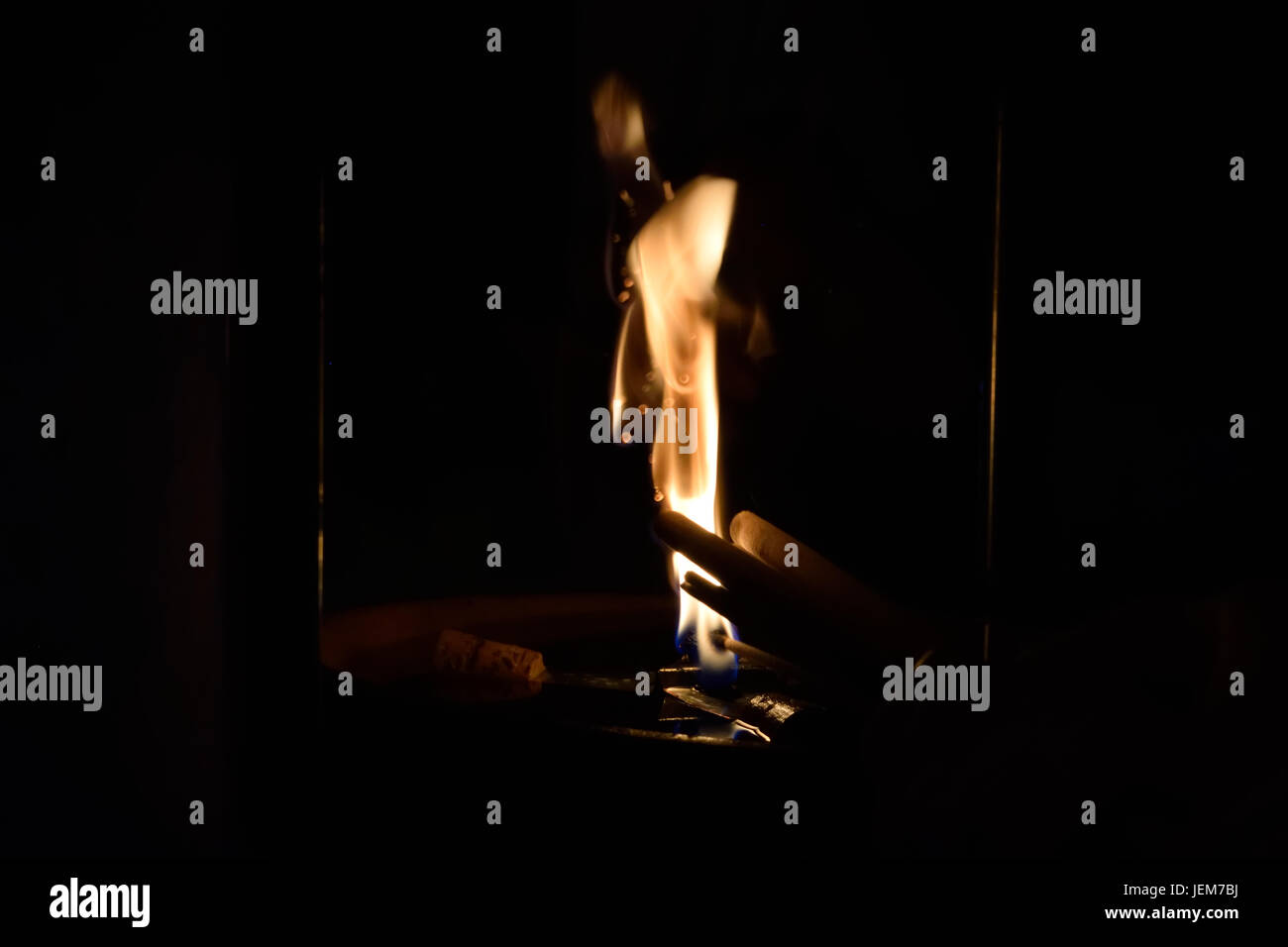 Burning sticks hi-res stock photography and images - Alamy