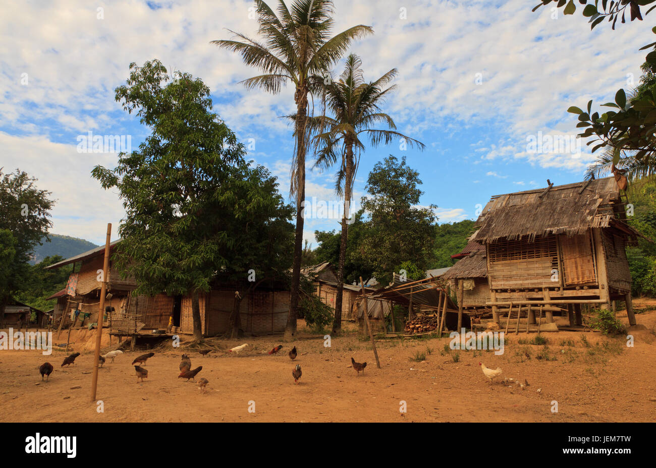 Mountain village laos hi-res stock photography and images - Alamy