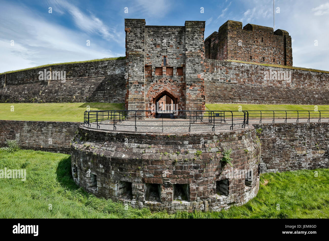 Carlisle castle half moon hi-res stock photography and images - Alamy