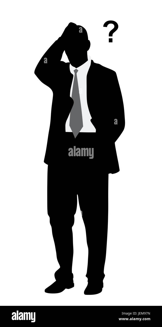 Man solve problems Stock Vector Images - Alamy