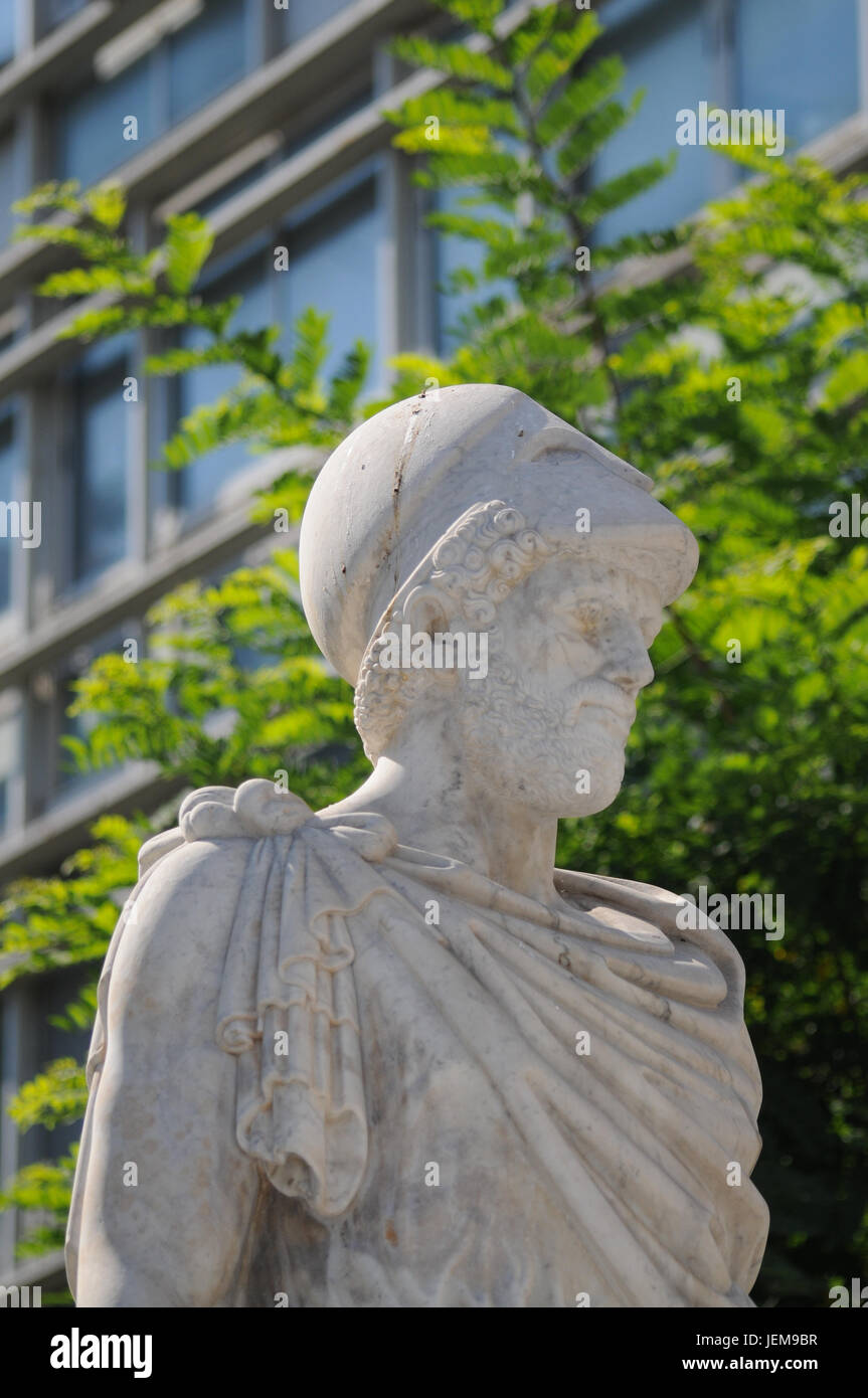 Statue of Greek mythological Hero Hercules, Athens (Greece Stock Photo ...