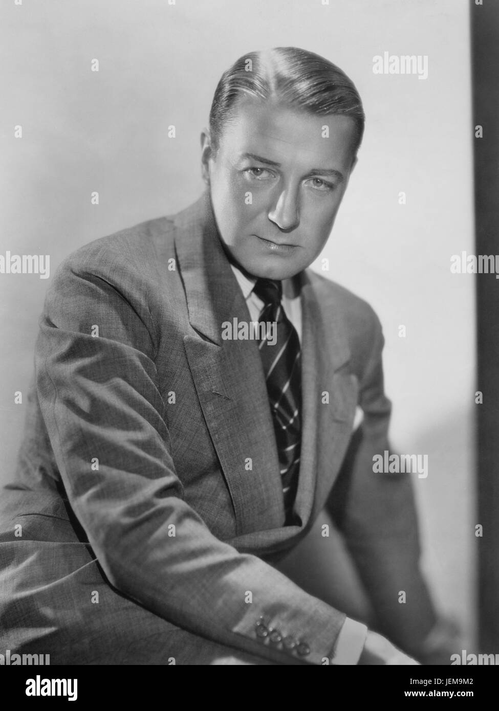 Actor Clive Brook, Publicity Portrait, 1930's Stock Photo - Alamy