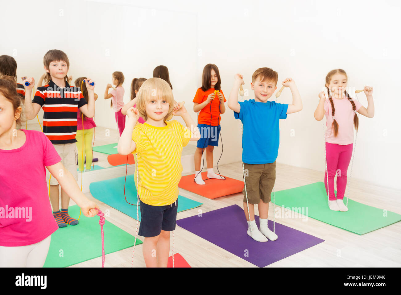 Child girl skipping rope hi-res stock photography and images - Alamy