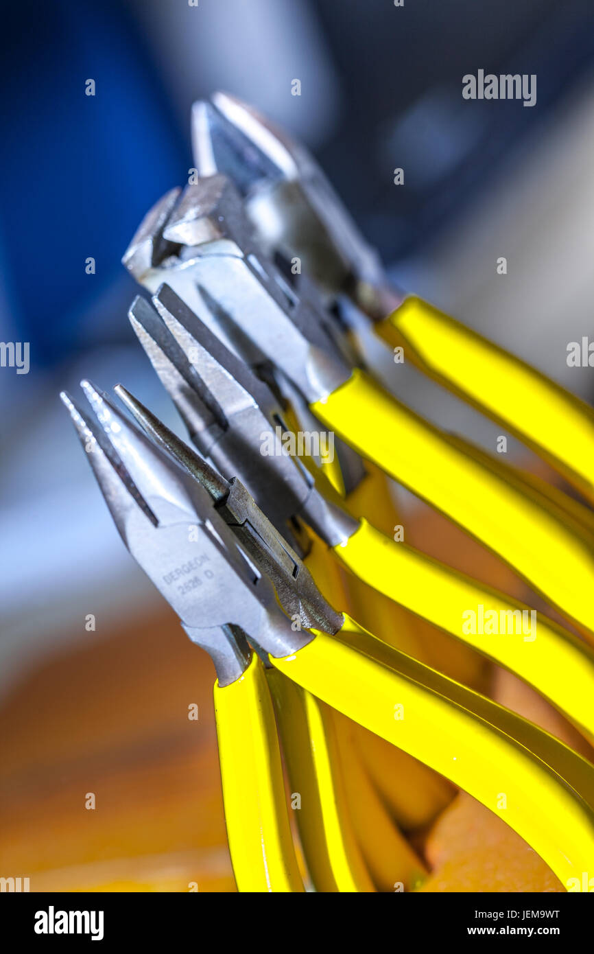 Clockmaking tools and machinery hi-res stock photography and images - Alamy